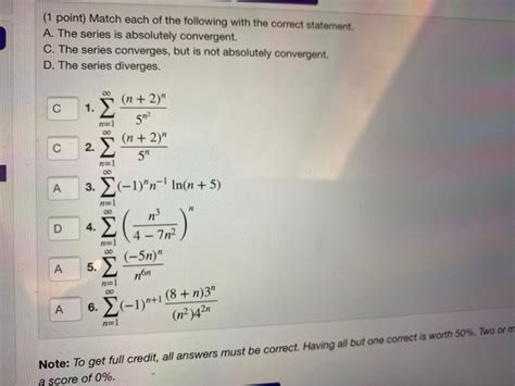 Solved Point Match Each Of The Following With The Chegg Com
