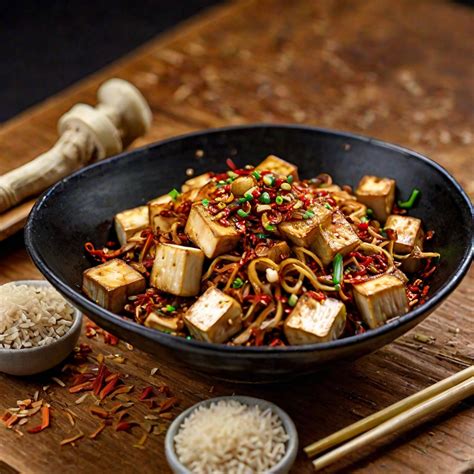 Enoki Mushroom And Tofu Stir Fry Recipe