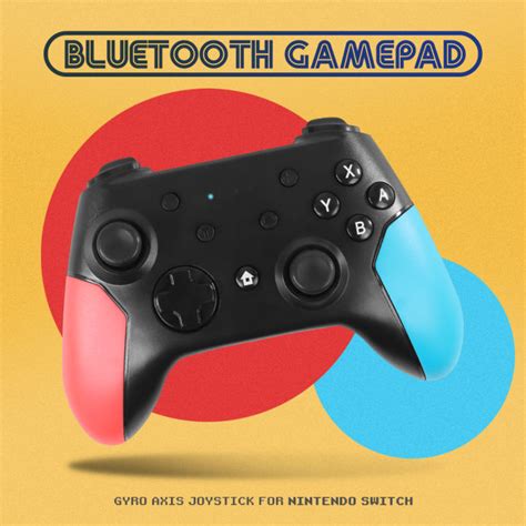 Gamepad Bluetooth Gyro Axis Joystick For Nintendo Switch Menggunakan
