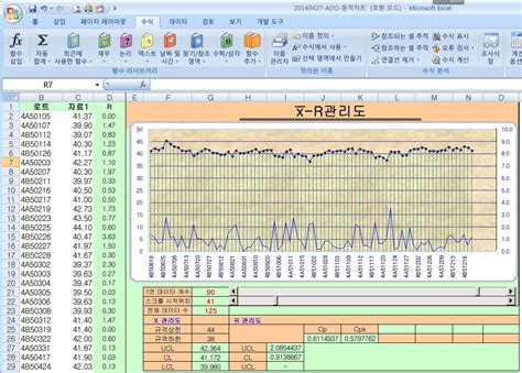 엑셀 Excel Ado 동적이름정의 배열수식을 이용하여 동적 차트 만들기