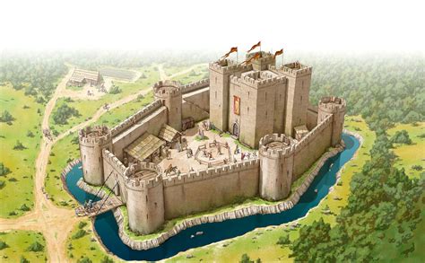 Claudio Prati Illustratore Scolastica Educational Castle Drawing