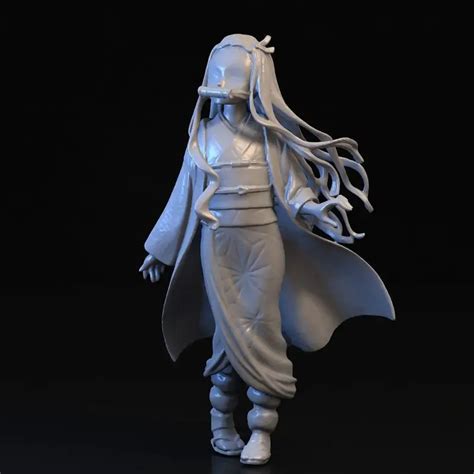Nezuko Kamado Demon Slayer 3d Print Model Stl Files High Quality Anime Figure Files