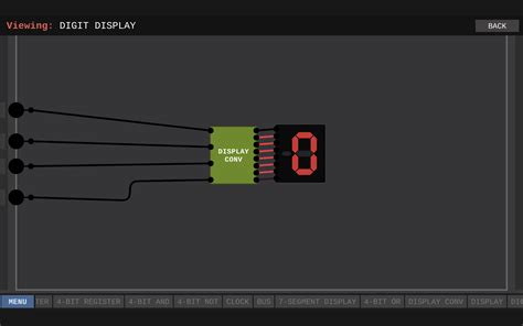 Cannot See Display In Any Chip Digital Logic Sim V1 Community