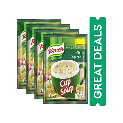 Knorr Mixed Vegetable Cup A Soup Pack Of 4 Price Buy Online At