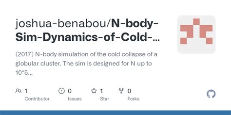 N Body Sim Dynamics Of Cold Collapse Of Globular Cluster N Body