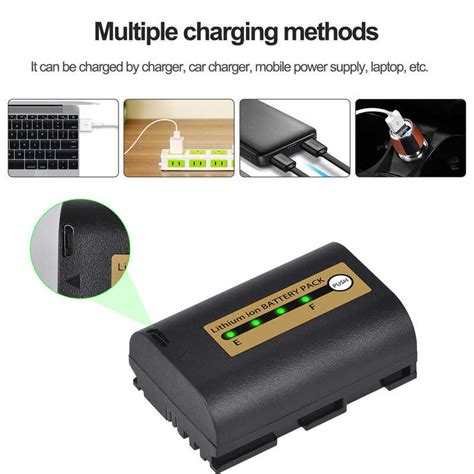 2800mah And Durapro Bulit In Usb Lp E6 Lpe6 Bateria Lp E6n Battery For