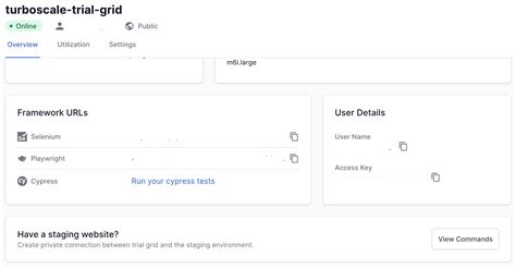 Create An Automate Turboscale Trial Grid Browserstack Docs