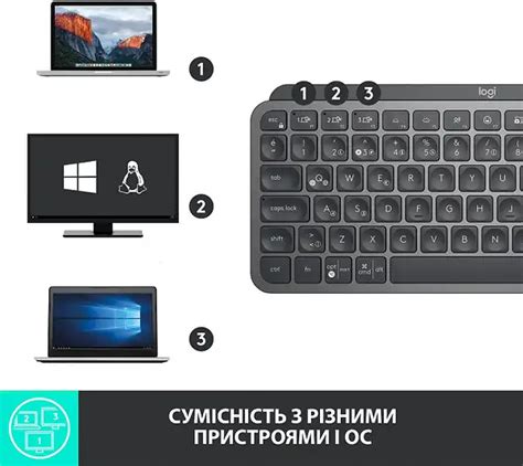 Клавиатура беспроводная Logitech Mx Keys Mini Wireless Illuminated Ua Graphite 920 010498