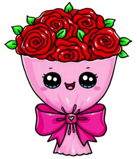 Adorable Kawaii Flower Pot Drawing
