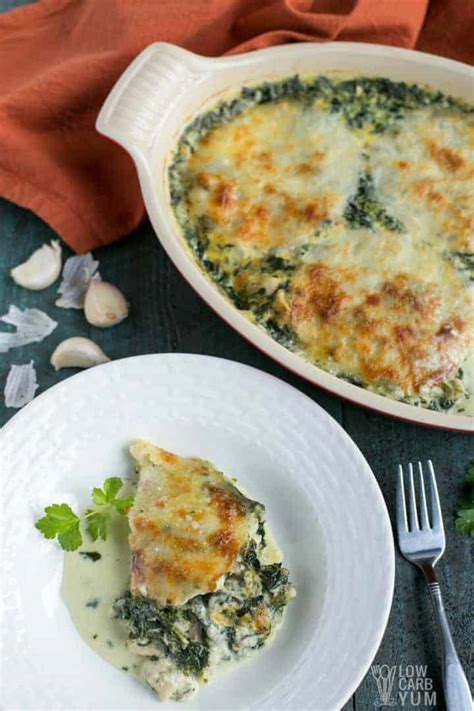 Keto Tuna Casserole With Spinach And Cheese Low Carb Yum