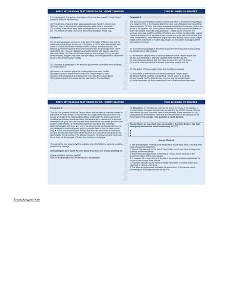 Toefl Reading Test 1 Pdf