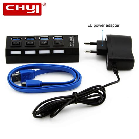 Chyi Mini Usb Hub 3 0 Super Speed 5gbps 4 Ports Portable Micro Usb 3 0