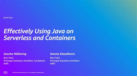 Aws Summit Berlin Lambda Containers Ecs Eks Jvm Java Corretto