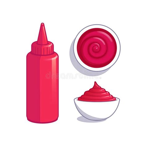 Salsa Squeeze Bottle Stock Illustrations 18 Salsa Squeeze Bottle