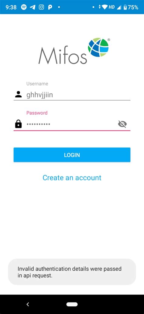 Replace Toasts With Snackbars On Login Issue 1263 OpenMF Mifos