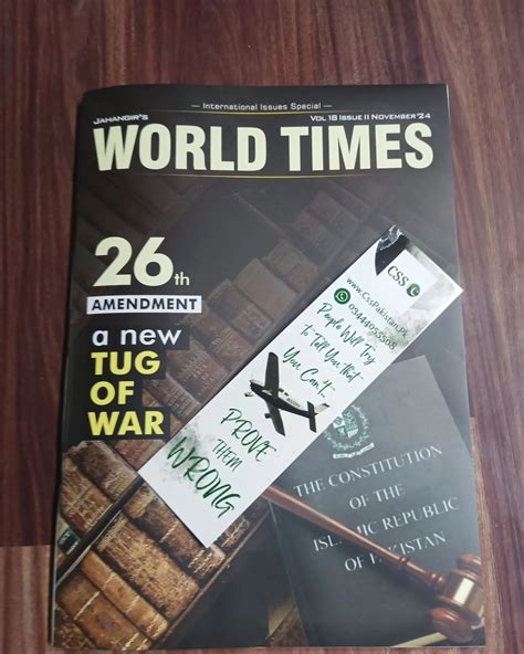 JWT Jahangirs World Times Monthly Magazines In English November 2024