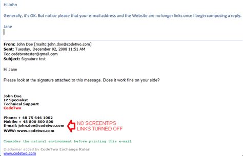 How To Correctly Edit The HTML Code Of A Signature Containing Email