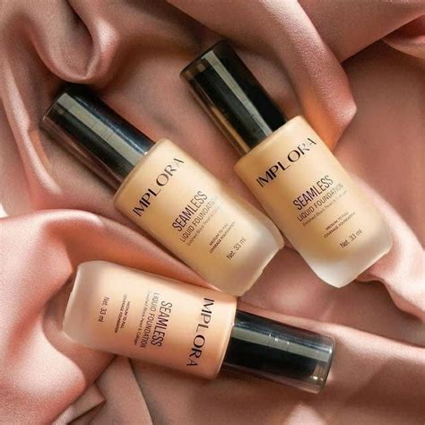Jual Implora Seamless Liquid Foundation 33ml Shopee Indonesia