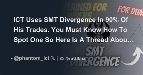 Ict Uses Smt Divergence In 90 Of His Trades You Must Know How To Spot