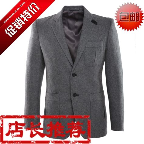 易风尚新款包邮春秋zara韩版修身男士时尚灰西服男装休闲羊毛外套曾焕文
