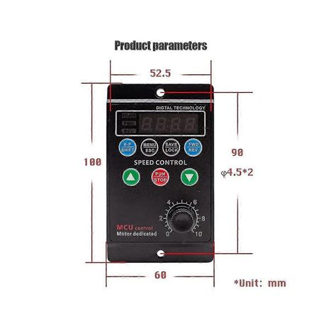 750w 220v Single Phase Input Three Phase Output Motor Driver Frequency