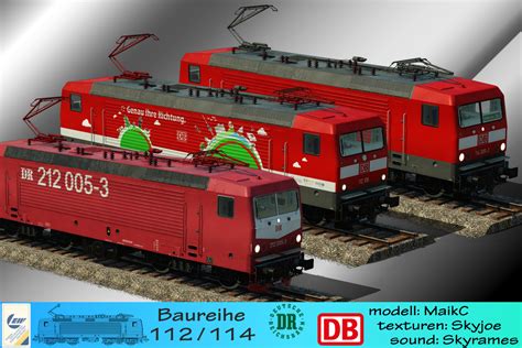 Baureihe 112 0 112 1 114 In Den Farben DR Und DB Transport Fever
