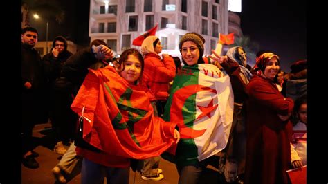 فرحة جزائرية من الشوارع المغربية بتأهل المنتخب الوطني لربع نهائي كأس