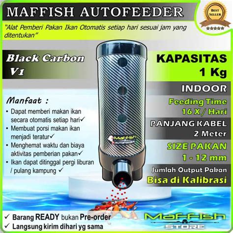 Promo Autofeeder Kg Pemberi Makan Pakan Ikan Otomatis Auto Fish Feeder Diskon Di Seller