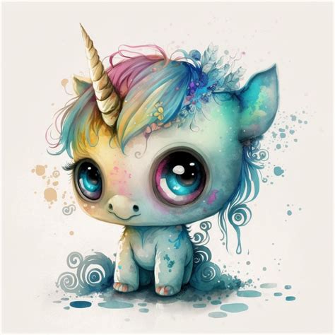 Premium Photo Cute Unicorn Chibi 18