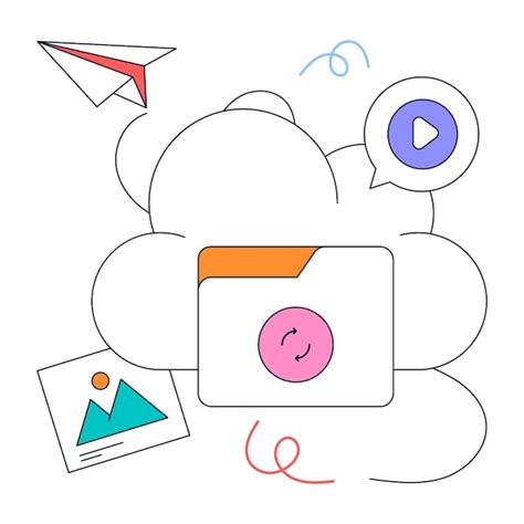 Pronto Para Usar Design Animado De Conteúdo De Mídia Vetor Premium