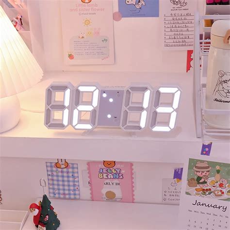 Led Nordic Digital Alarm Clock Artofit