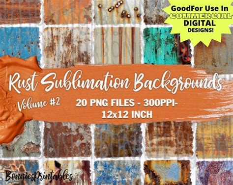 Rust Png Rustic Digital Background Commercial Use Clipart Sublimation Background Western Png