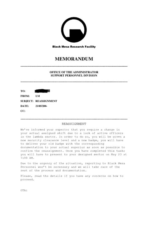 Re Reassignment Image Last Shift Mod For Half Life Moddb