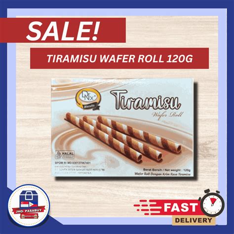 Tiramisu Wafer Roll 120g Shopee Philippines