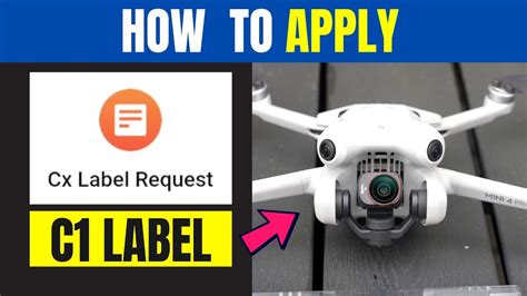 How To Apply For A C1 Label For Your Dji Mini 4 Pro Easa Eu Drone