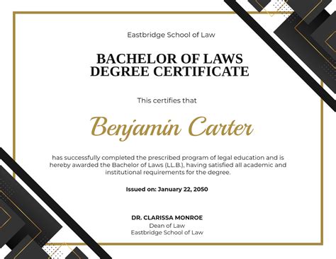 Free Degree Templates To Edit Online