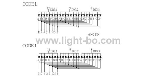 Triple Digit 04 Common Cathode Blue 7 Segment Led Numeric Display