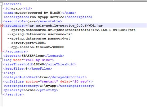 winsw Документация redmine