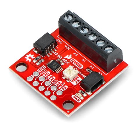 SparkFun Qwiic 12 Bit ADC ADS1015 12 Bit 4 Channel ADC I2C SparkFun DEV 15334 Botland