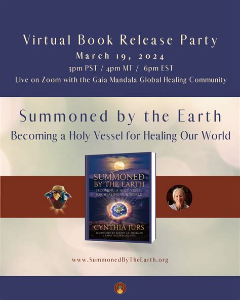 Online Book Release Party Gaia Mandala