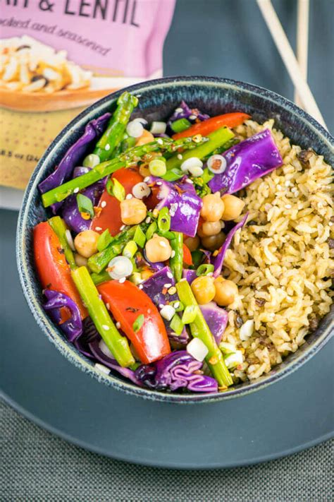 Spring Vegetable Chickpea Stir Fry With Sweet Chili Lime Sauce
