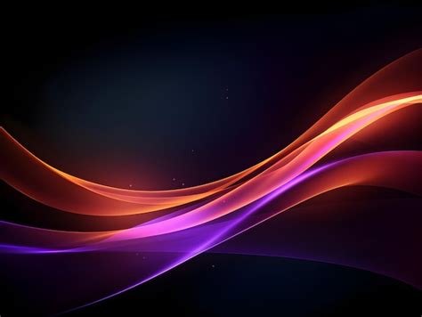 Premium Photo Dark Abstract Curve And Wavy Background With Gradient