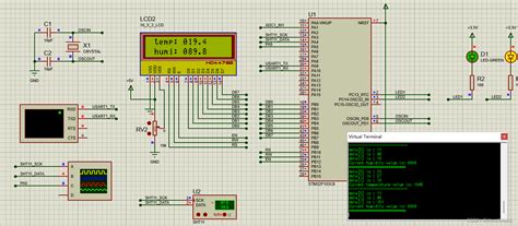 Proteus80仿真应用设计（三十三）基于freertos、stm32f103c8、hal库、sht11温湿度采集应用设计仿真proteus Stm32f103 Sht11 Csdn博客