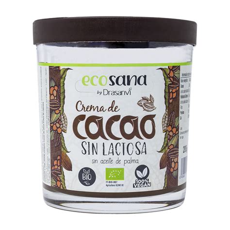 Crema De Cacao Y Avellanas Sin Lactosa Bio 200 G Ecosana Drasanvi