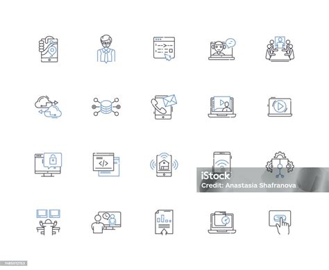 Web Interface Line Icons Collection Responsive Interactive Userfriendly Intuitive Dynamic