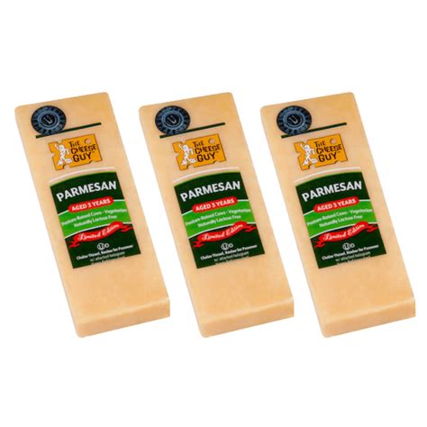 The Cheese Guy Kosher 3 Year Aged Parmesan Cheese 64 Oz Pack Of 3