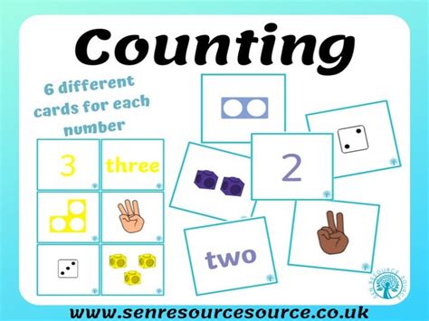Counting Number And Quantity Matching Cards Teaching Resources