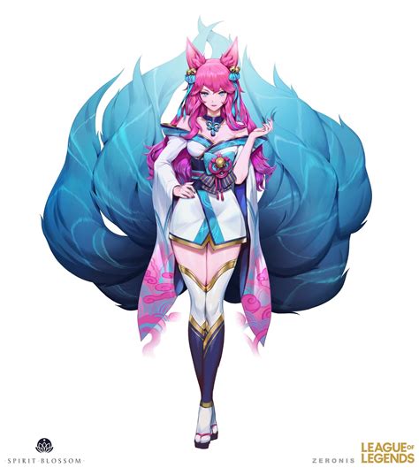 League Of Legends Drawing Ahri