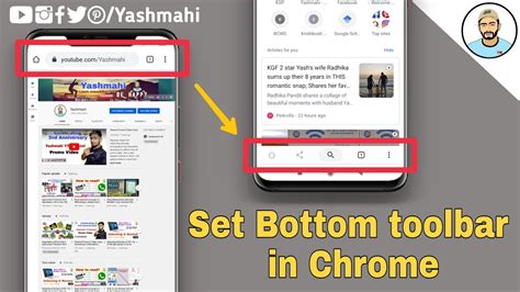 How To Set Chrome Tool Bar To The Bottom Task Bar Menu Bar Chrome