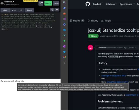 Css Ui Which Properties Should Be Available To Tooltip Issue